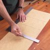 Measure with a drafting square - Blackline Woodworks